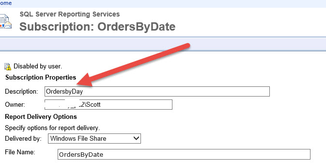 SSRS 2016 Subscription Enhancements